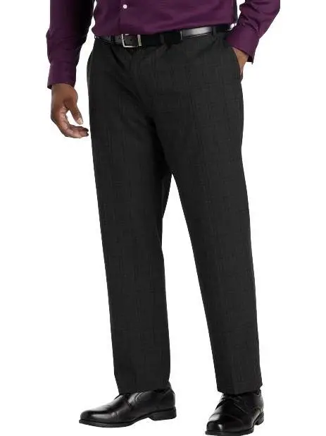 Michael Kors Check Suit Pants - Charcoal