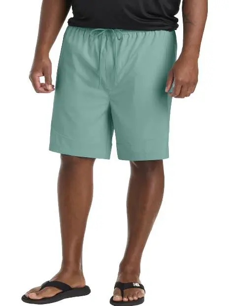 SOCIETY OF ONE BY DXL Big & Tall Seamed Shorts - Deep Sea Green
