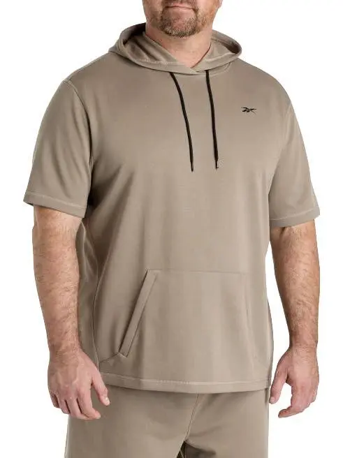 REEBOK Big & Tall Performance Hoodie - Taupe