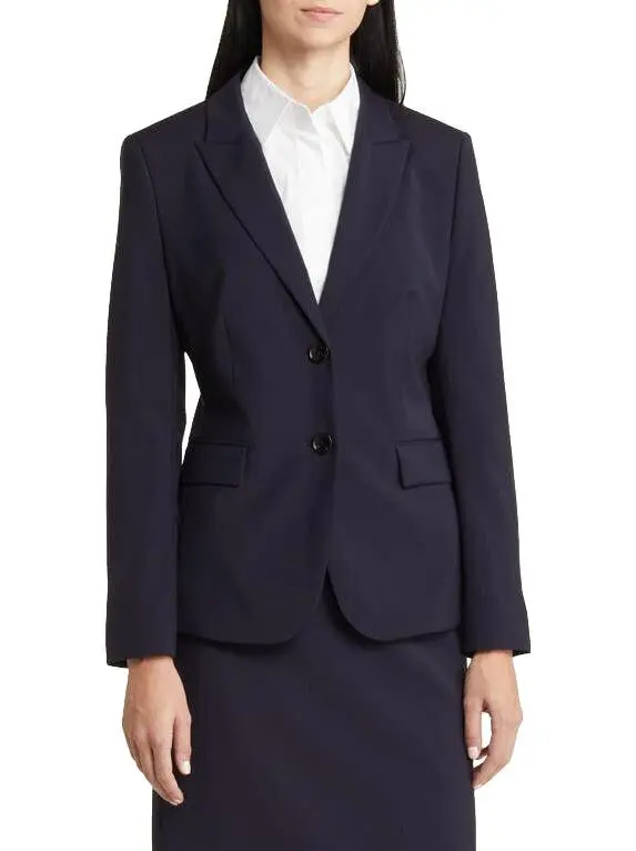 BOSS Juleah Wool Blazer - Sky Captain