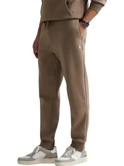 Polo Ralph Lauren Big & Tall Double-knit Joggers - Brown Heather