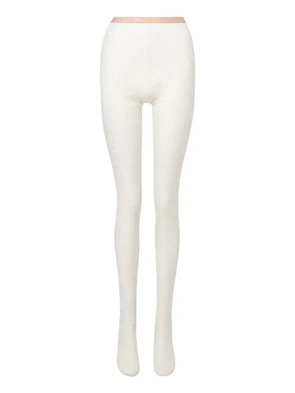 Valentino Garavani Lace Tights - White