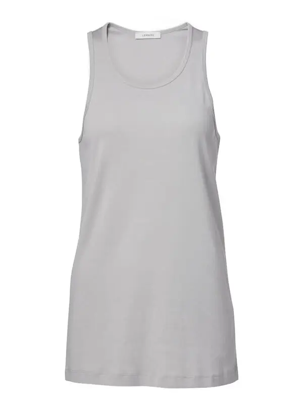 LEMAIRE Cotton Jersey Tank Top - Grey