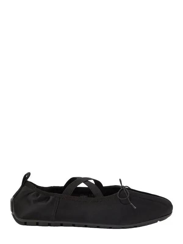 Simone Rocha Grip Satin Ballerinas - Black