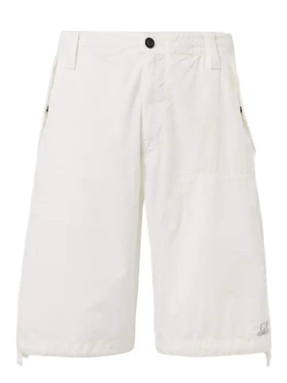 C.P. COMPANY Cotton Ripstop Shorts - White