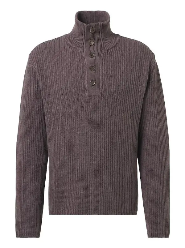 Our Legacy Navigator Cotton Polo Sweater - Brown