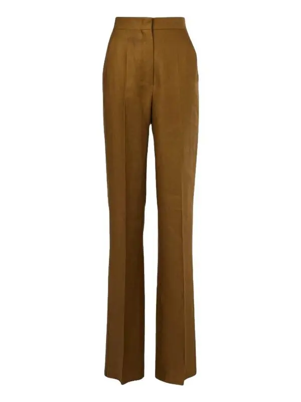 Max Mara Aversa High-rise Wide-leg Pants - Brown