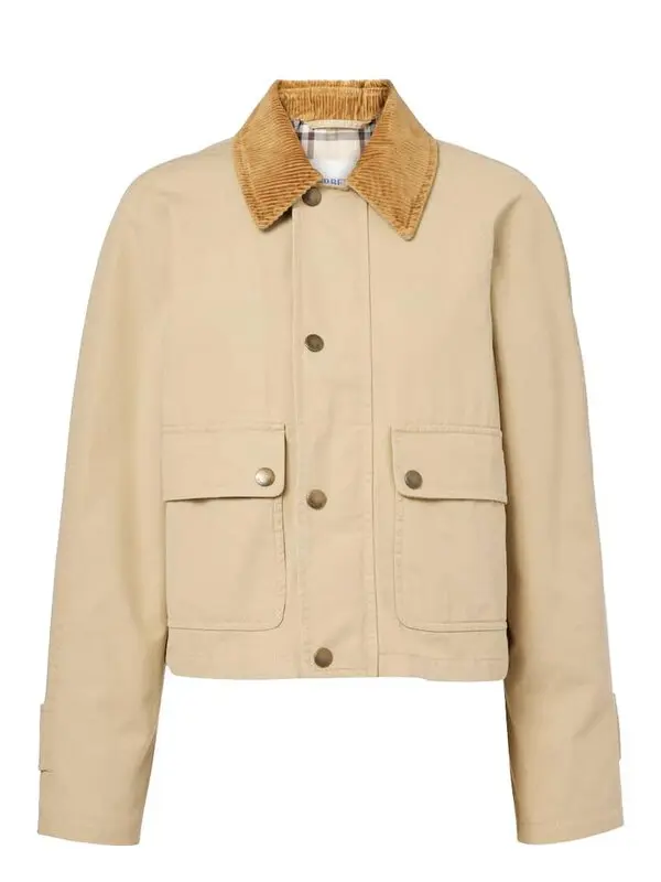 Burberry Cotton Gabardine Jacket - Beige