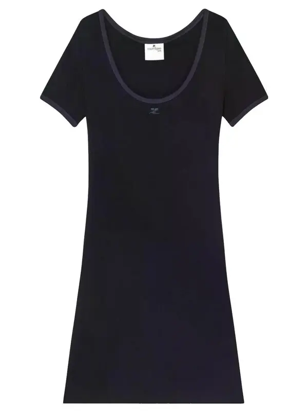 COURREGES Holistic Mini Dress - Black