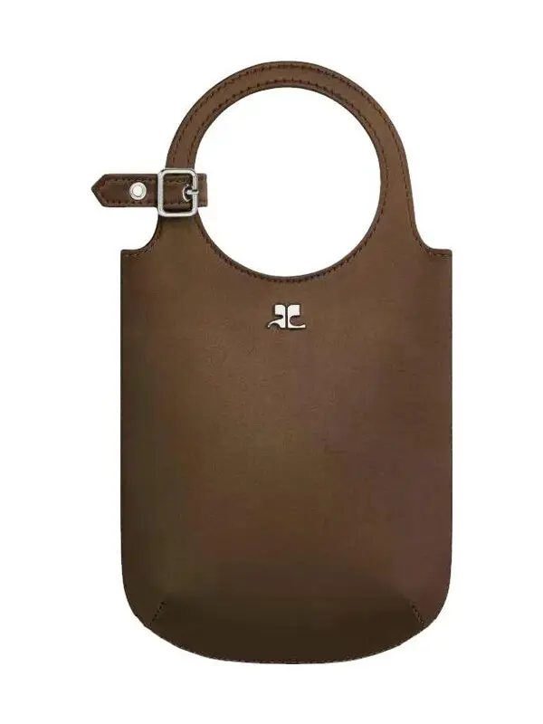 COURREGES Small Holy Tote - Brown