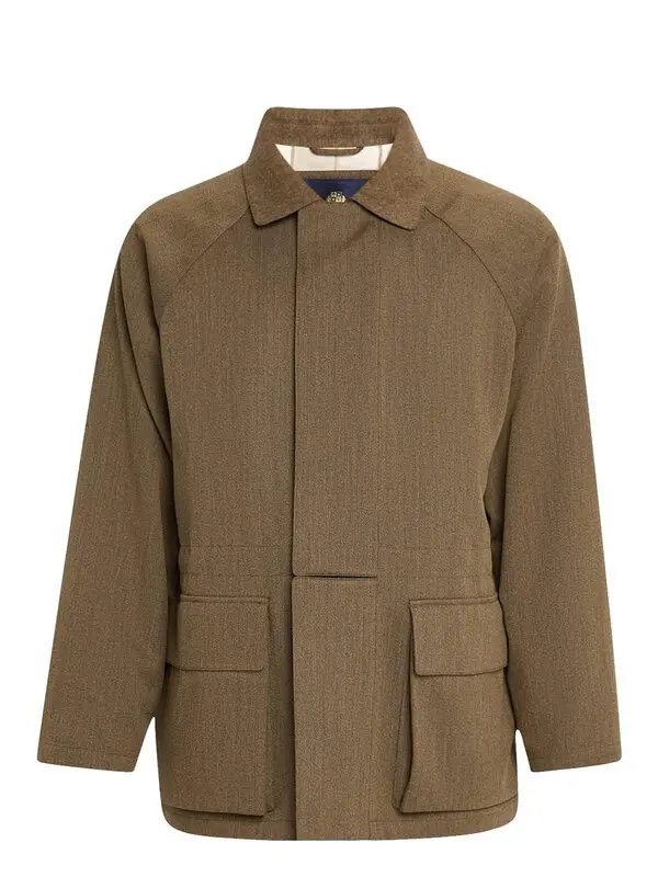 Loro Piana Horsey Wool Jacket - Shady Green