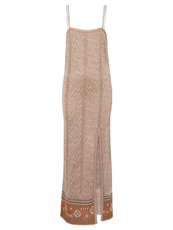 Valentino Garavani Jacquard Lame Maxi Dress - Multicoloured