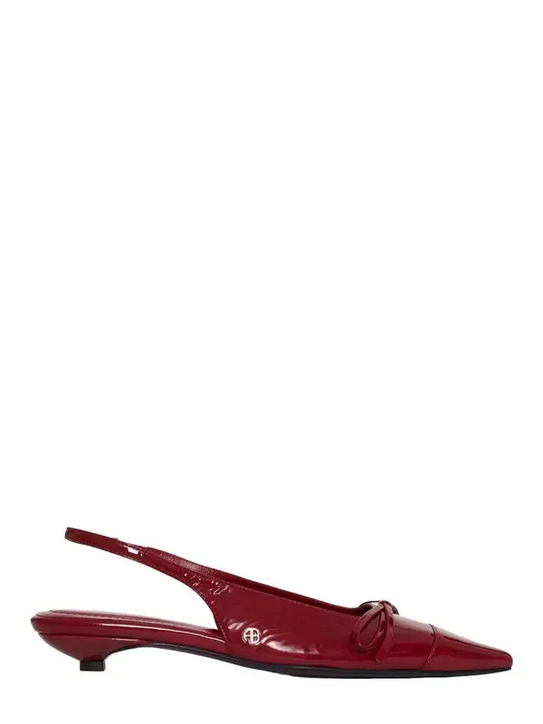 ANINE BING Zoey Slingback Pumps - Red