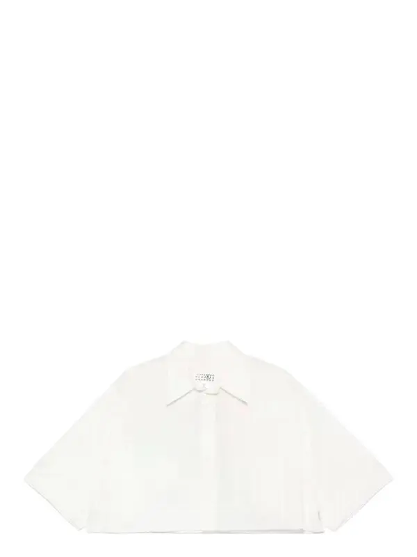 MAISON MARGIELA Cropped Shirt - White