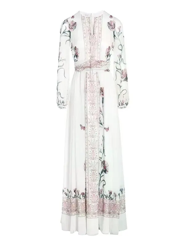 Giambattista Valli Printed Dress - White