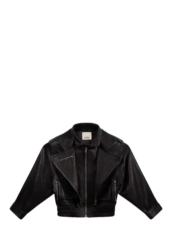 Isabel Marant Aneli Leather Jacket - Black