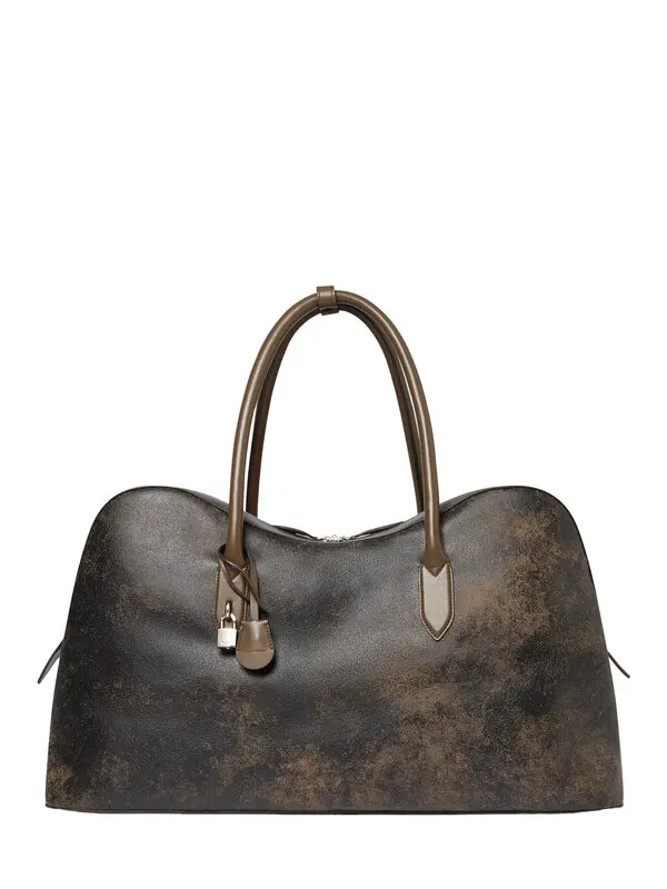 Stella McCartney Ryder Weekender Bag - Mud Brown