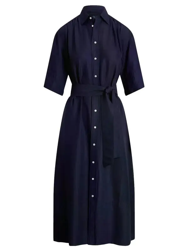 Polo Ralph Lauren Belted Shirtdress - Blue