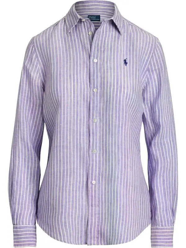 Polo Ralph Lauren Linen Shirt - Purple