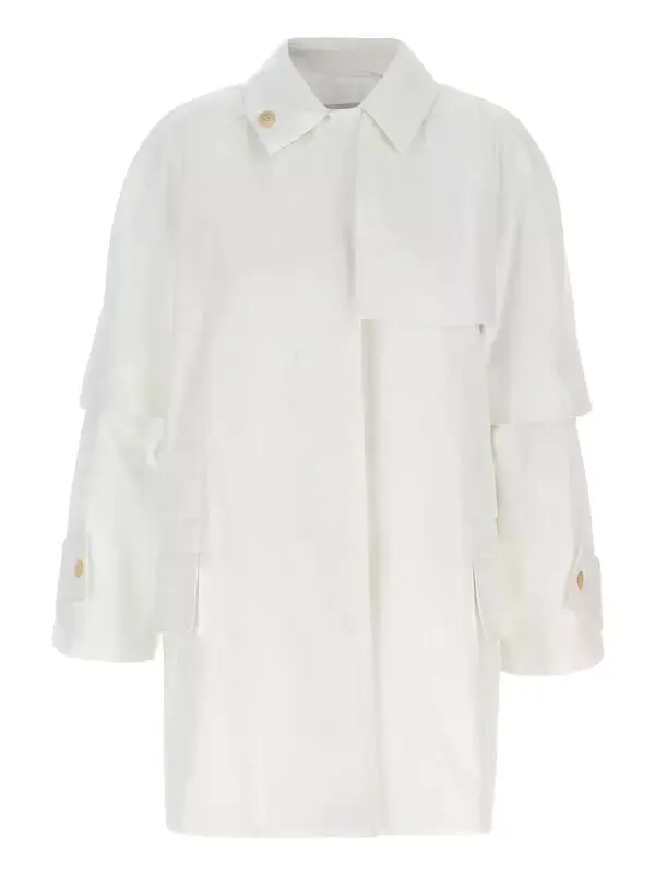 Max Mara Baba Trench Coat - White