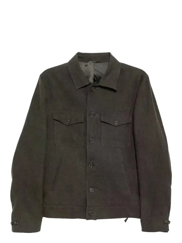 N.peal Short Shirt Jacket - Green