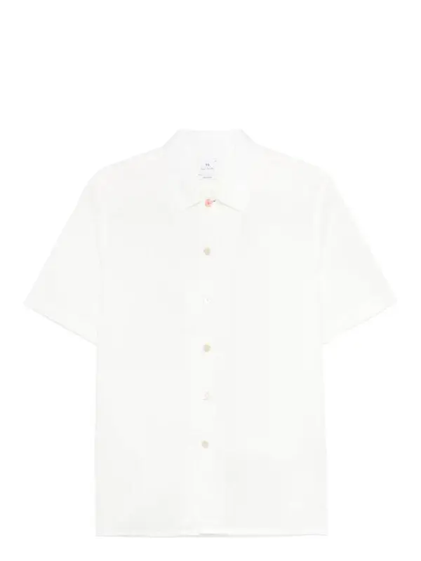 Paul Smith Cotton Short-sleeve Shirt - White