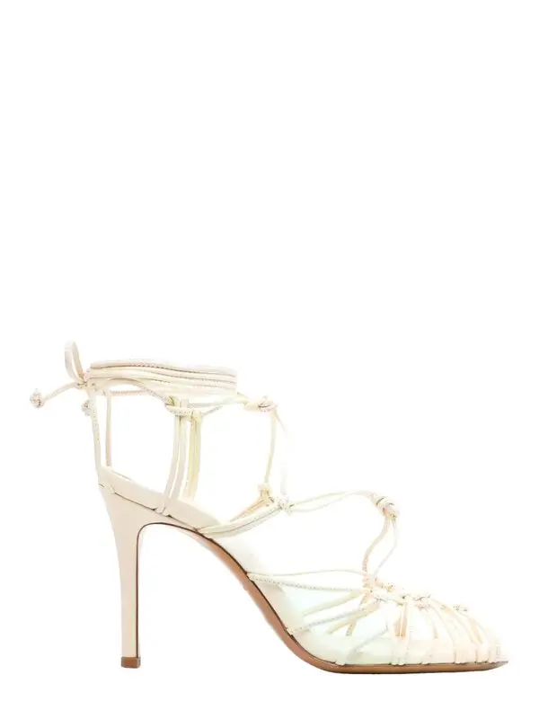 FORTE_FORTE 95mm Slender-heel Sandals - White