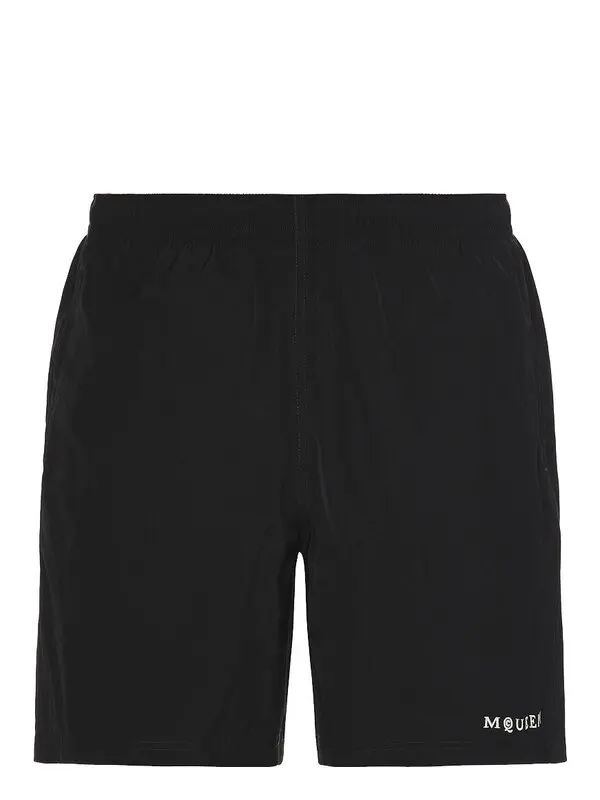 Alexander McQueen Swim Short - Black
