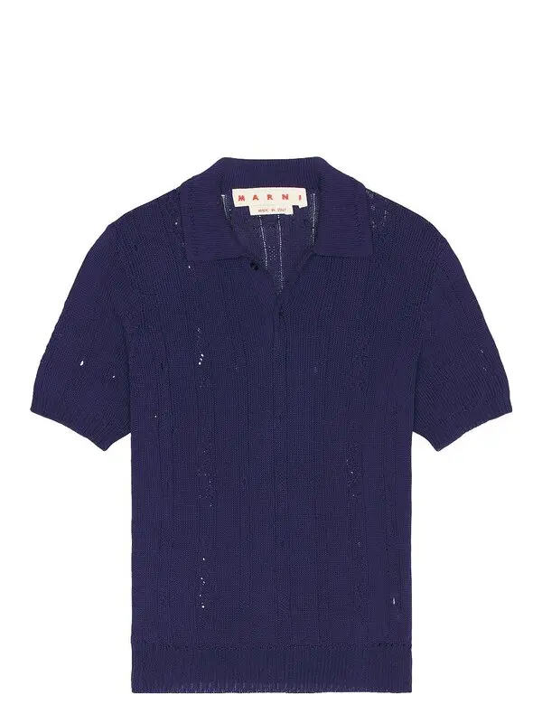 Marni Polo Neck In Blue - Bluette