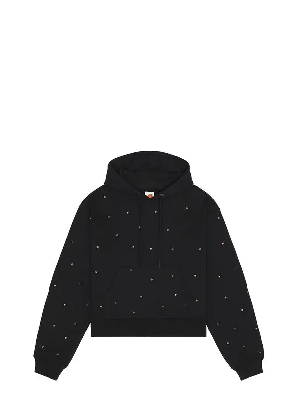 SKY HIGH FARM WORKWEAR Studded Hoodie - Black