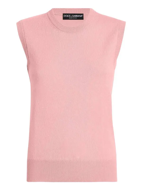 Dolce & Gabbana Cashmere Tank Top - Pink