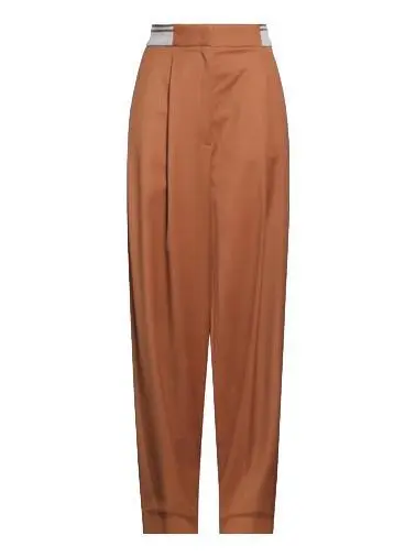 Fabiana Filippi Tapered Virgin Wool Pants - Brown