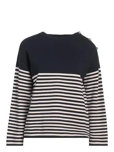 Max Mara Striped Knit Sweater - Blue