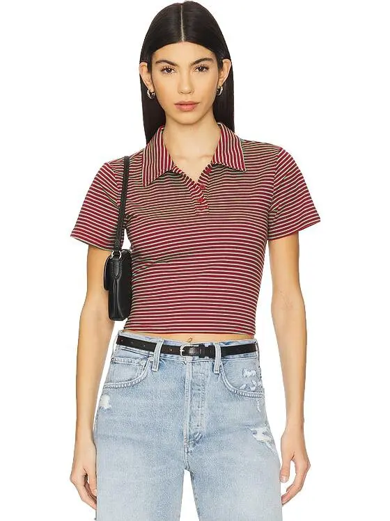Superdown Bronin Top - Red Stripe