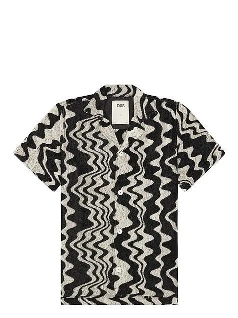Oas Nero Verve Cuba Terry Shirt - Black