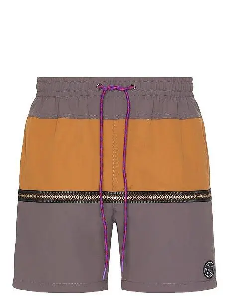 MAUI AND SONS Granite Adventure Swim Short - Iron