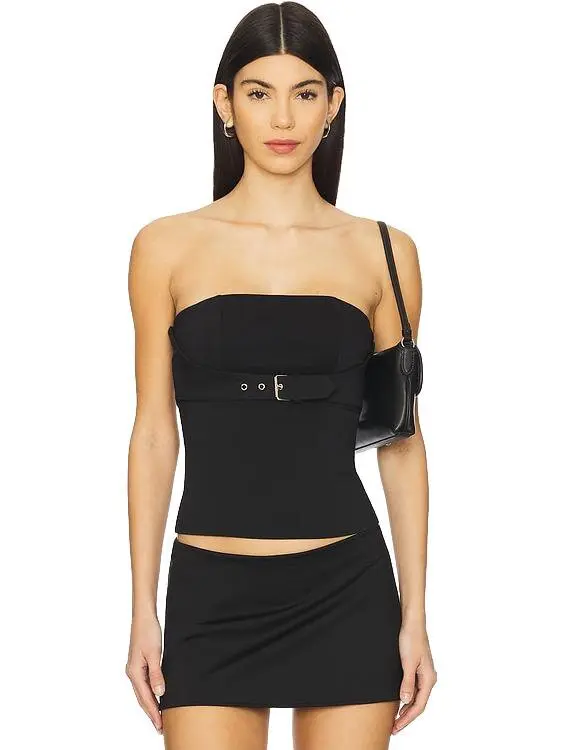 Superdown Capri Strapless Top - Black