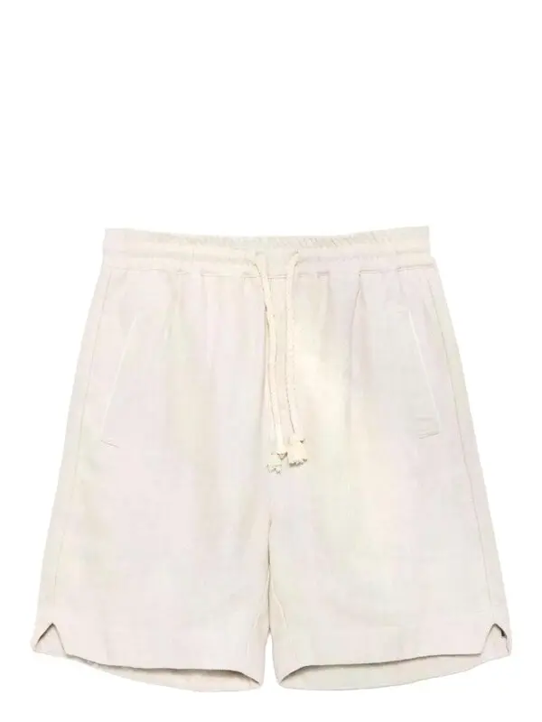 Eleventy Linen Deck Shorts - Neutrals