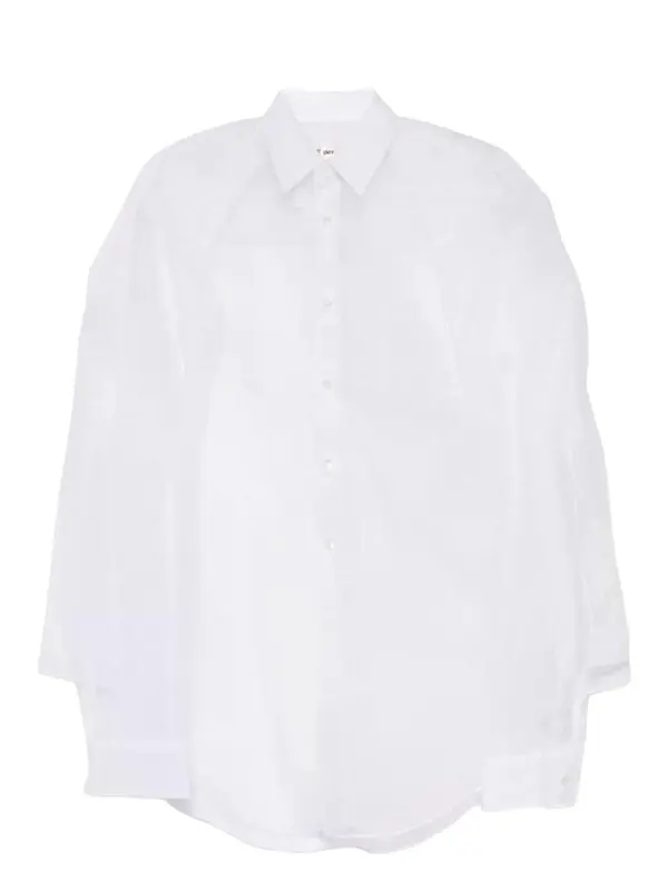Comme Des Garçons Long-sleeved Shirt - White