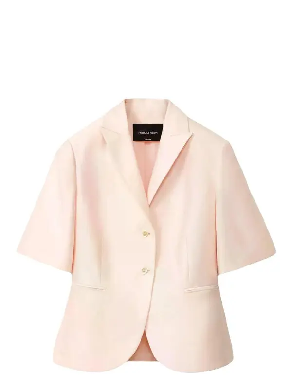 Fabiana Filippi Cropped Jacket - Pink