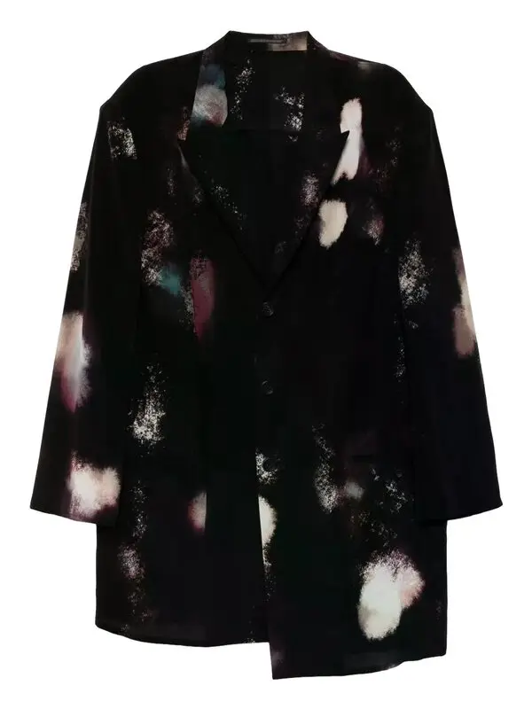 Yohji Yamamoto Printed Jacket - Black