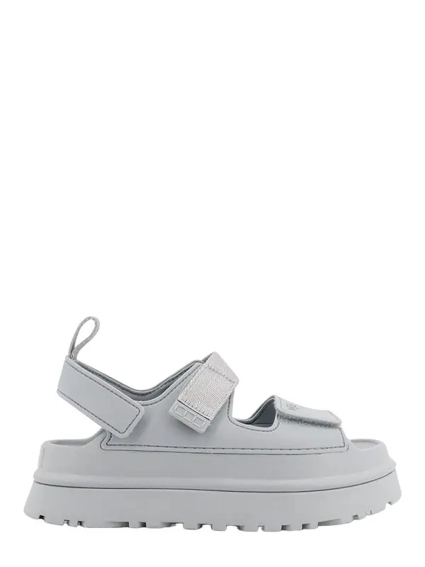 UGG Rubber Sandals With Embossed Logo - Blue