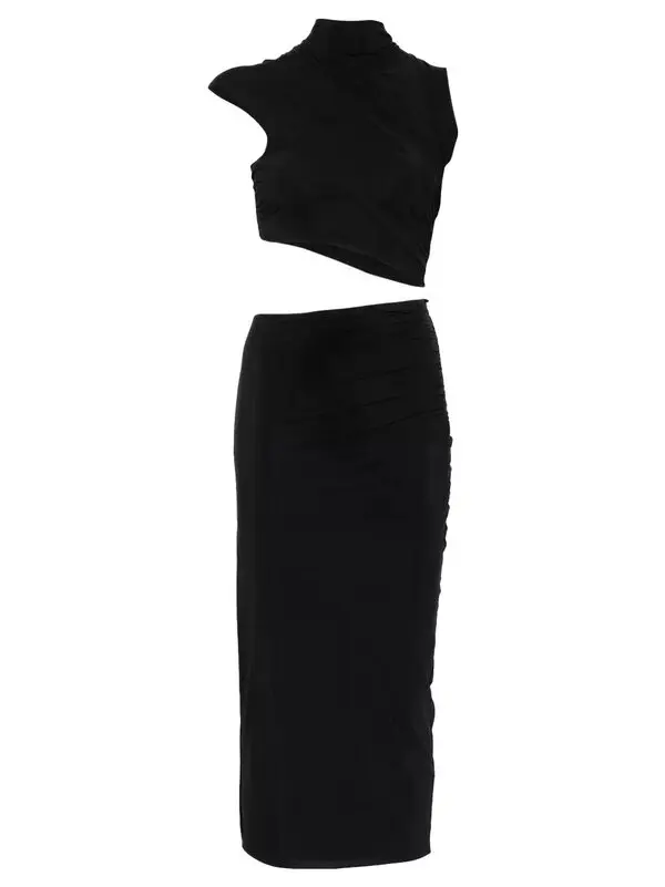 AMAZUIN Musia Midi Dress - Black