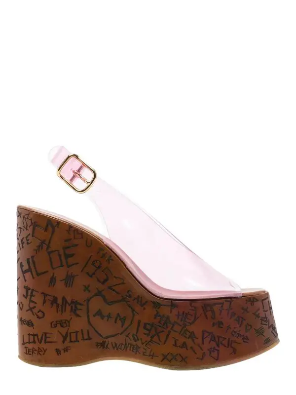 Chloé 150mm Maxime Sandals - Pink