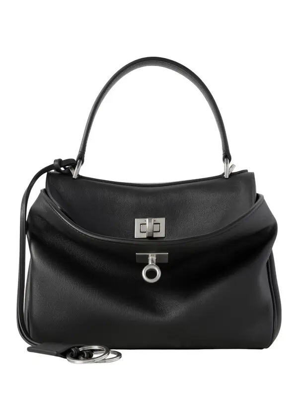 Balenciaga Rodeo Mini Leather Tote - Black