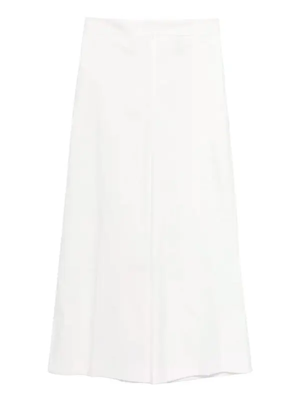 JOSEPH Temple Cropped Trousers - White