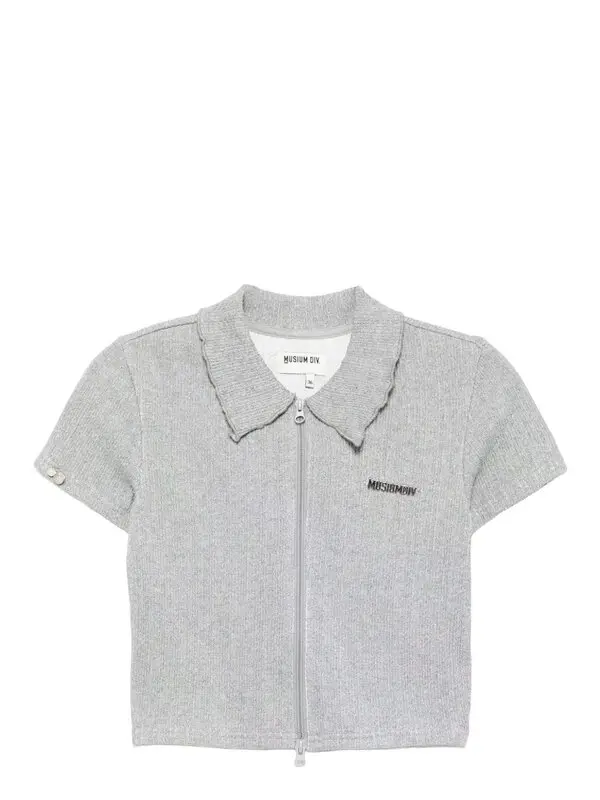 MUSIUM DIV. Zipped Top - Grey