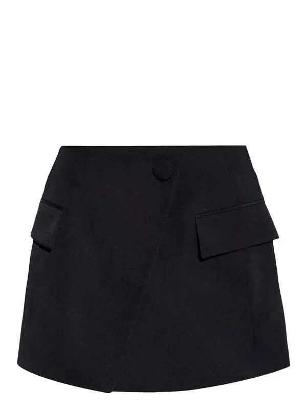 Balmain Flap-pocket Mini Skirt - Black