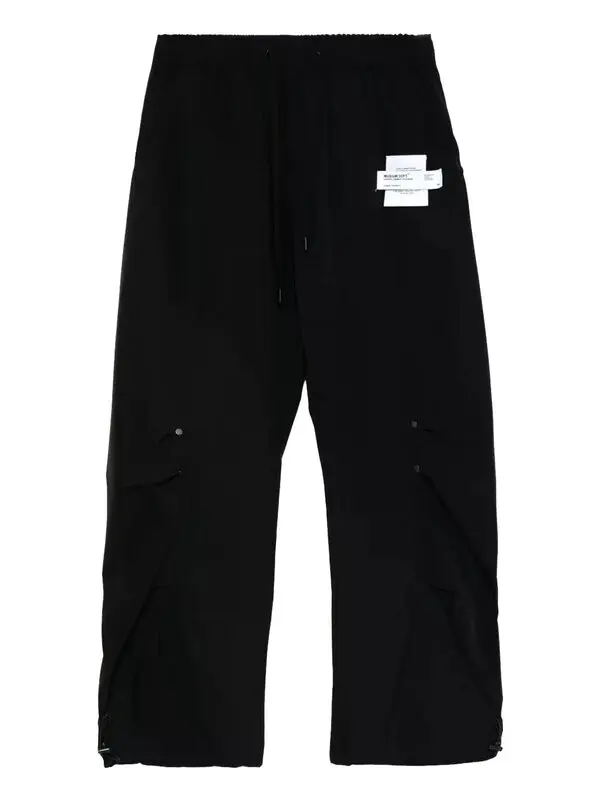 MUSIUM DIV. Logo-patch Trousers - Black