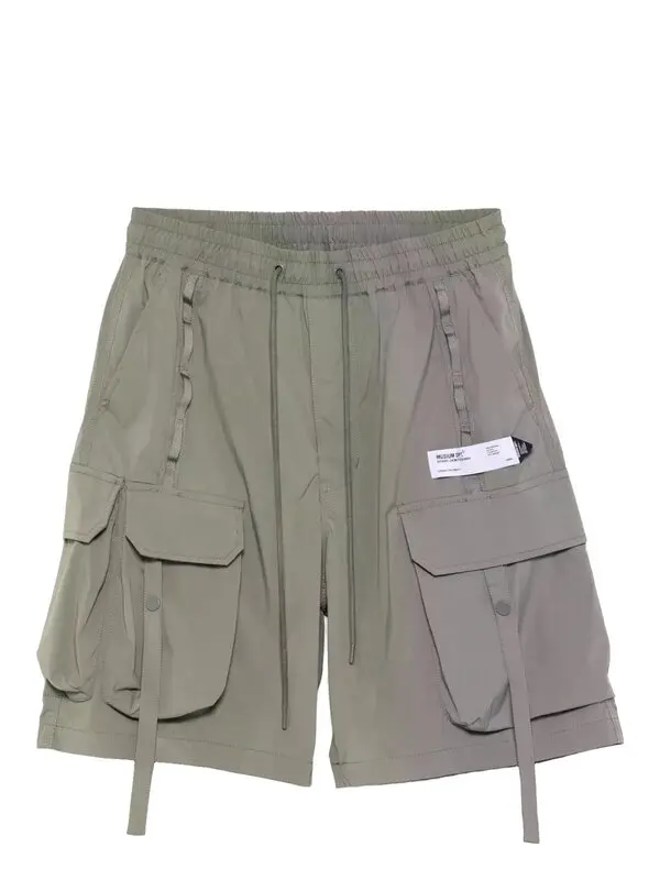 MUSIUM DIV. Logo-patch Cargo Shorts - Green